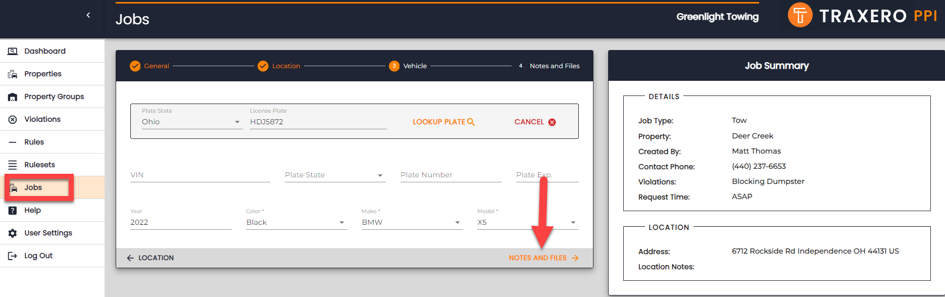 Property Manager/Job Creation : Dispatch Anywhere