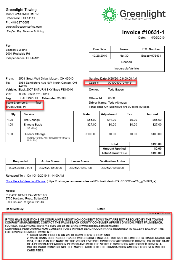 Invoice Styles : Dispatch Anywhere