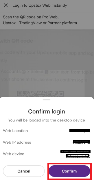 Step 7 : You will be able to successfully login to your Upstox account.