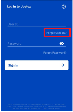 Step 2 : Users can select any of the below options