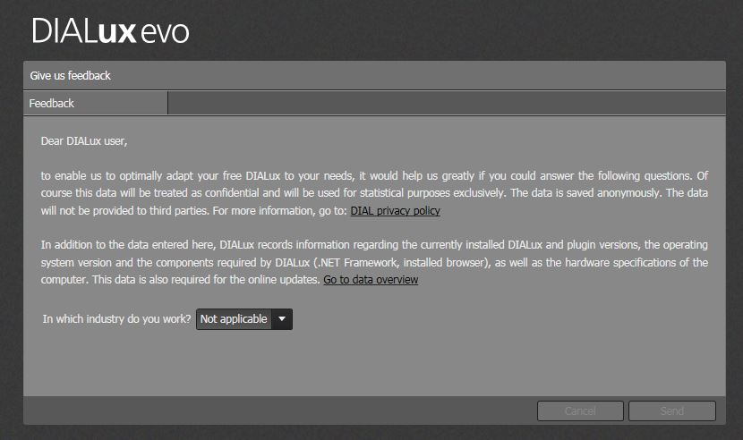 Start screen : Knowledge Base DIALux evo