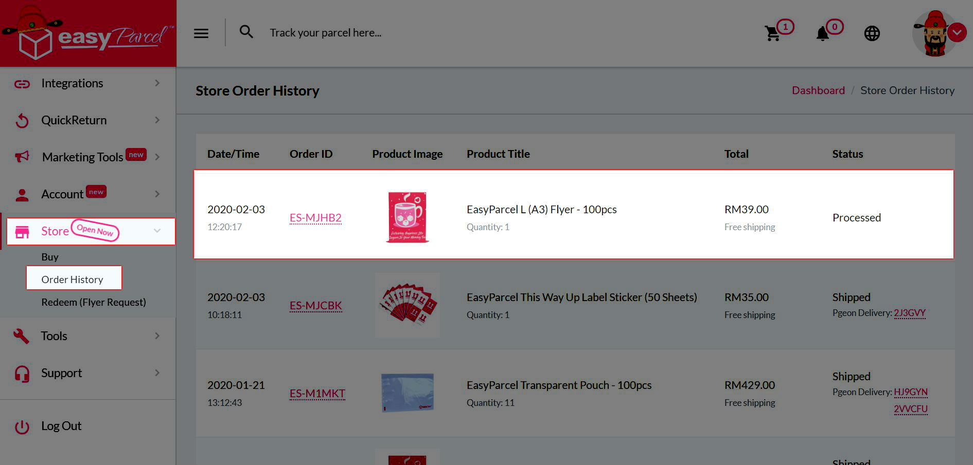 Where can i purchase packaging materials on EasyParcel? : EasyParcel ...