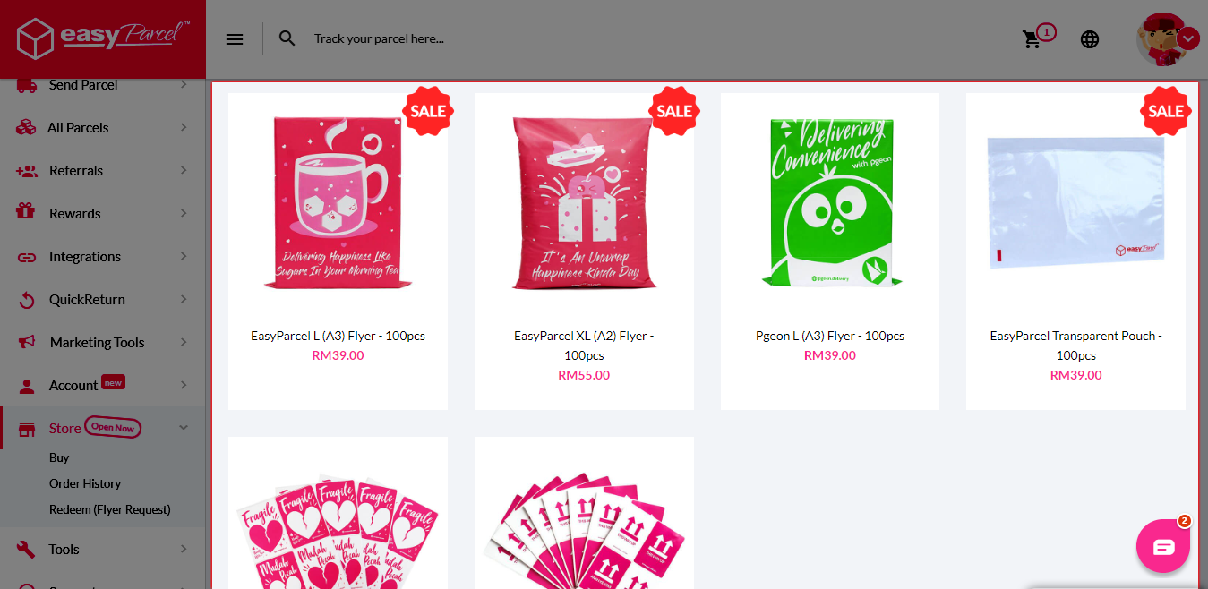 Where can i purchase packaging materials on EasyParcel? : EasyParcel ...