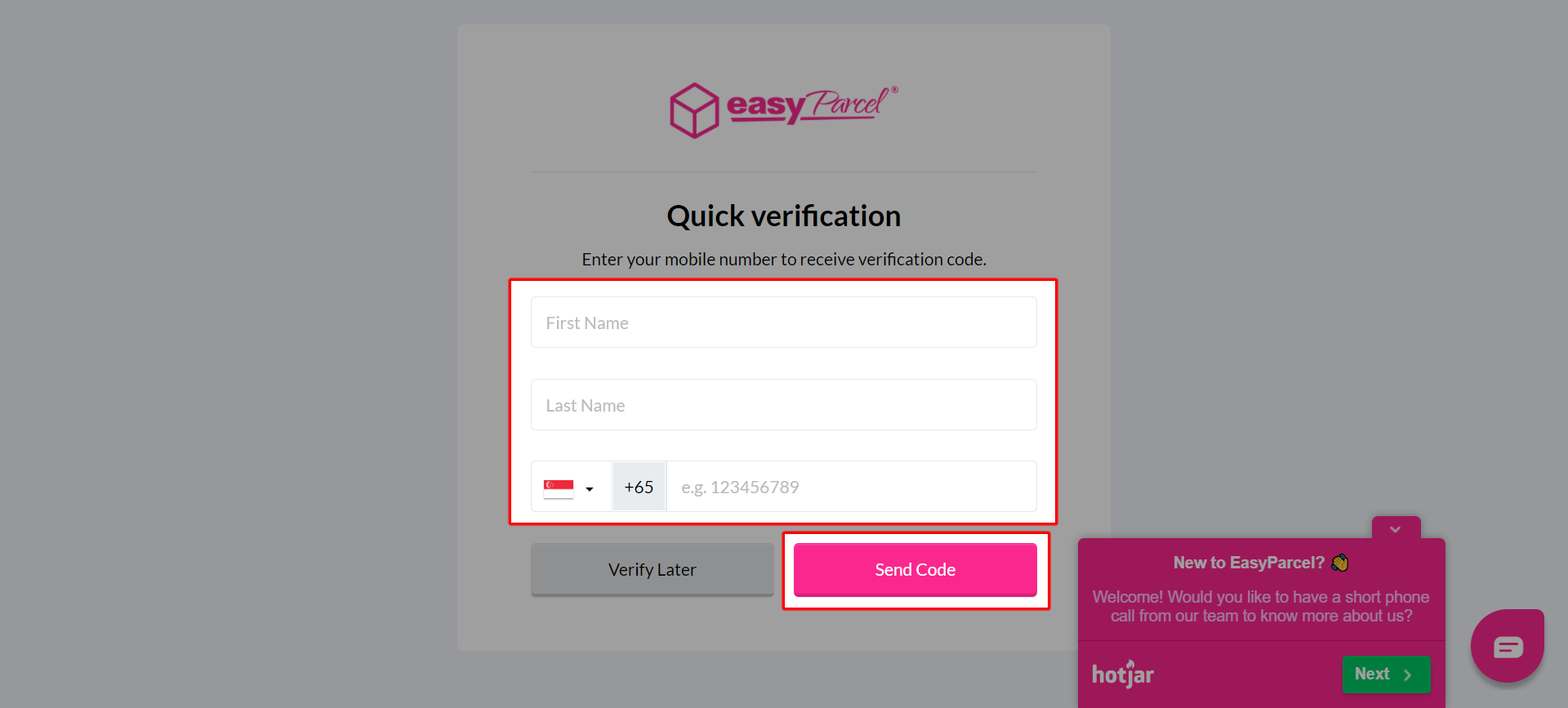 How to create an EasyParcel account? : EasyParcel (Singapore) Help Centre