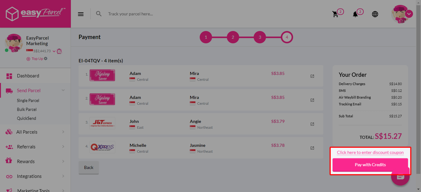 How to create domestic shipments via File Upload (Bulk Parcel ...