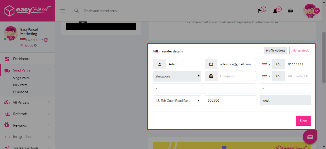 How to create domestic shipments via File Upload (Bulk Parcel ...