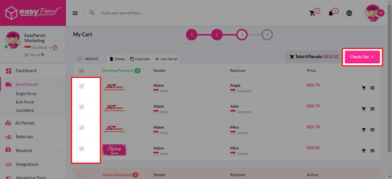 How to create domestic shipments via File Upload (Bulk Parcel ...
