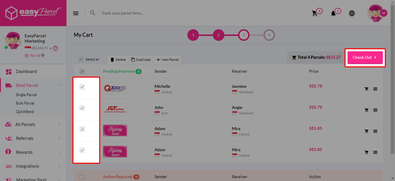 How to create domestic shipments via File Upload (Bulk Parcel ...