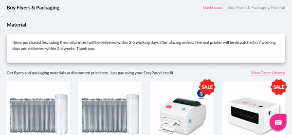 Where can i purchase packaging materials on EasyParcel? : EasyParcel ...