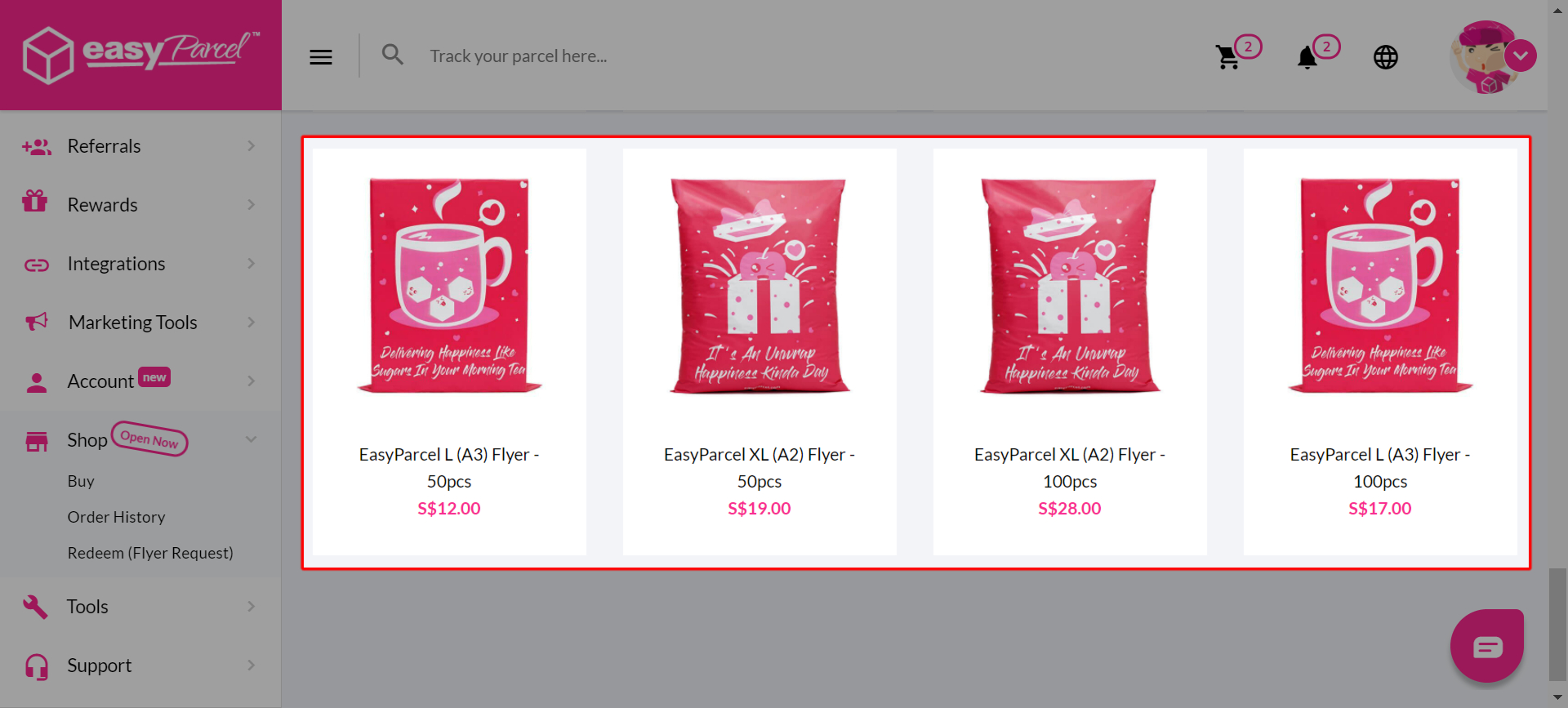 Where can i purchase packaging materials on EasyParcel? : EasyParcel ...