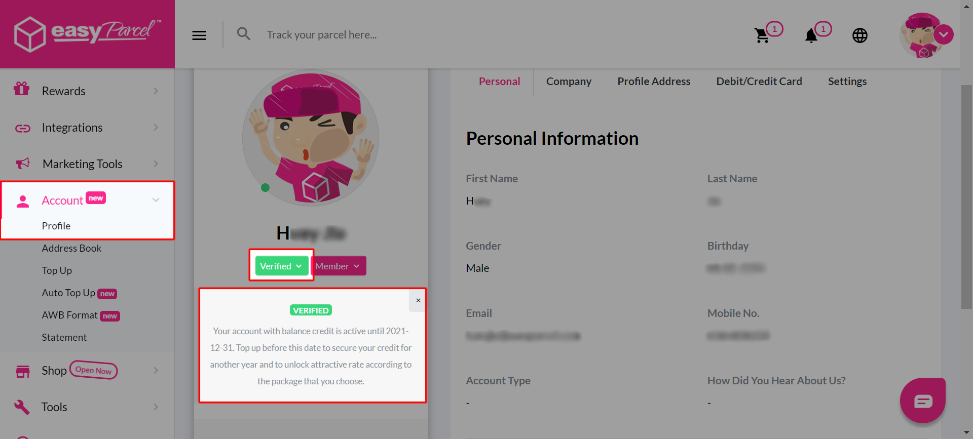 What is EasyParcel Top Up packages? : EasyParcel (Singapore) Help Centre