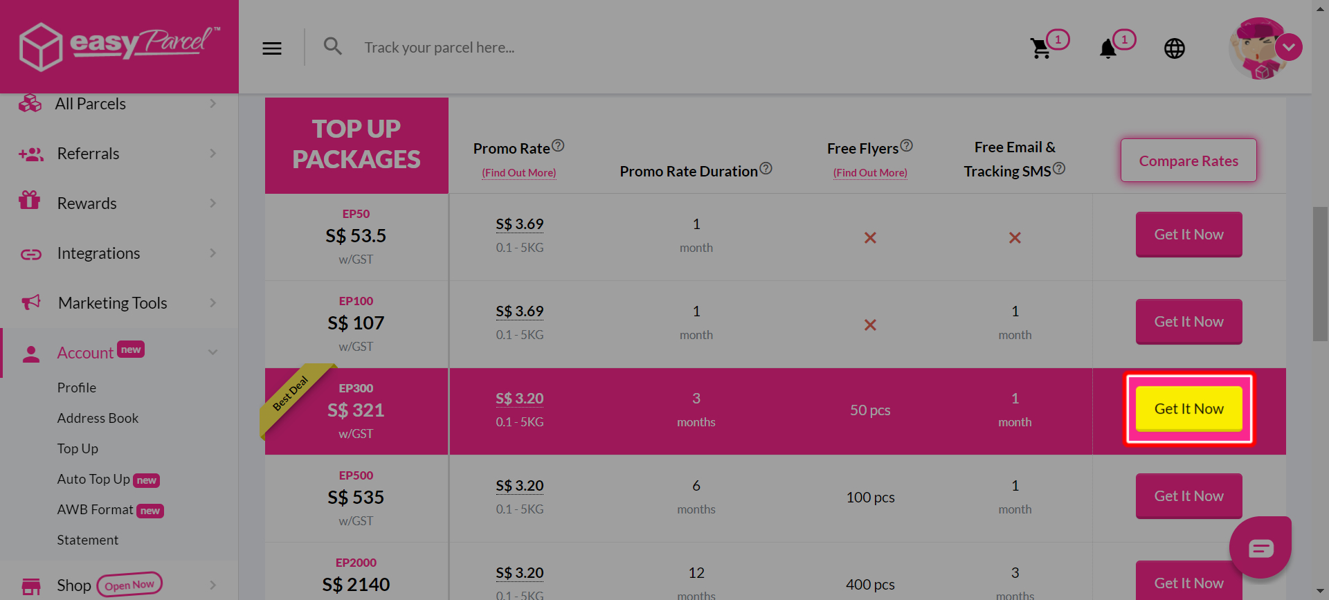 How do I top up online via credit/debit card, online banking or e ...