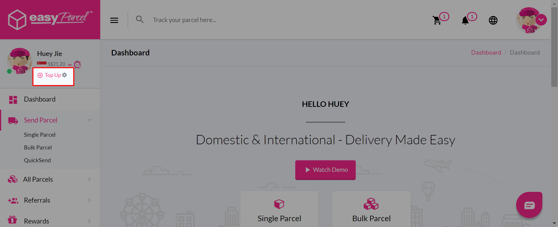 How do I top up offline via ATM or bank transfer? : EasyParcel ...