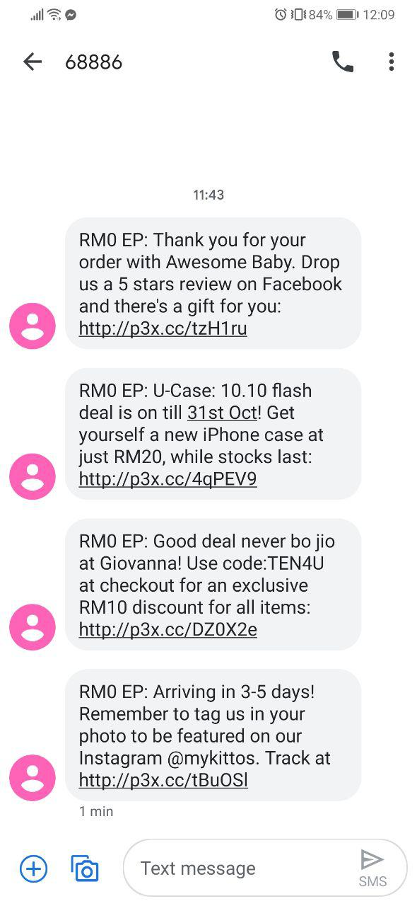 How to create SMS Campaign? : EasyParcel (Singapore) Help Centre