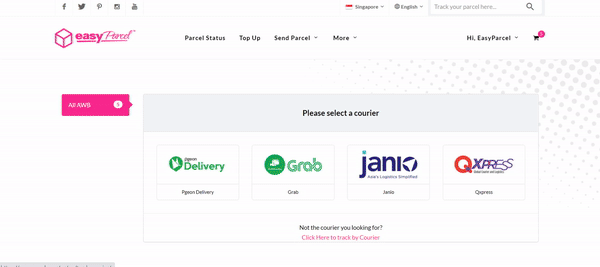 What is EasyTrack on EasyParcel? : EasyParcel (Singapore) Help Centre