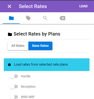 Rate Search : Support Centre