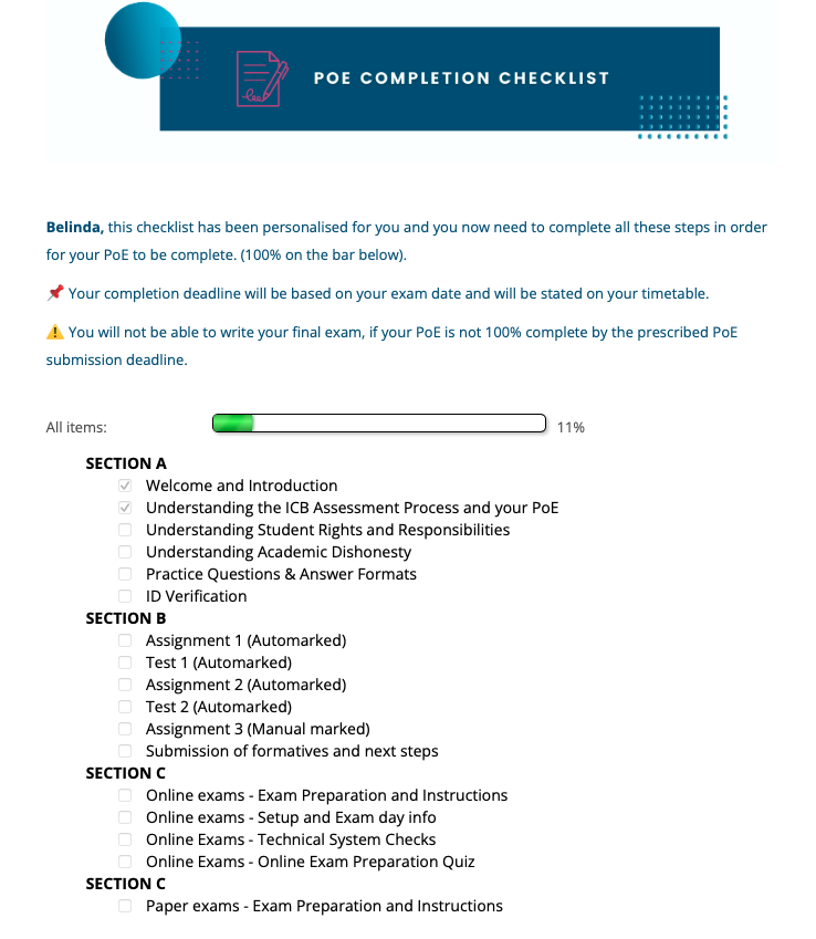 How to Complete Your Digital PoE 2022/2023 - IBM Institute of Business ...
