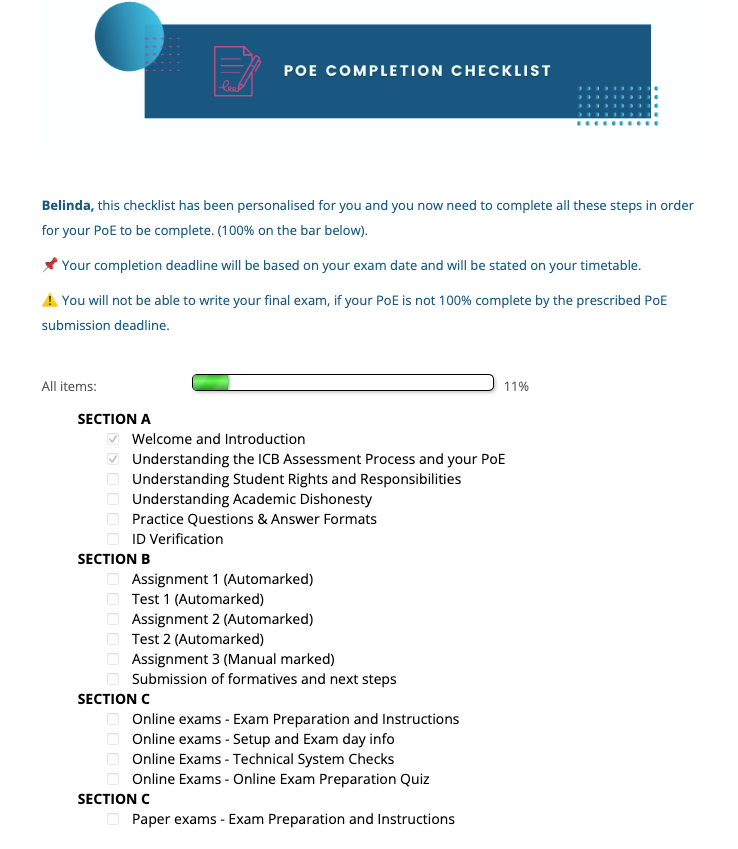 How to Complete Your Digital PoE 2022/2023 - IBM Institute of Business ...