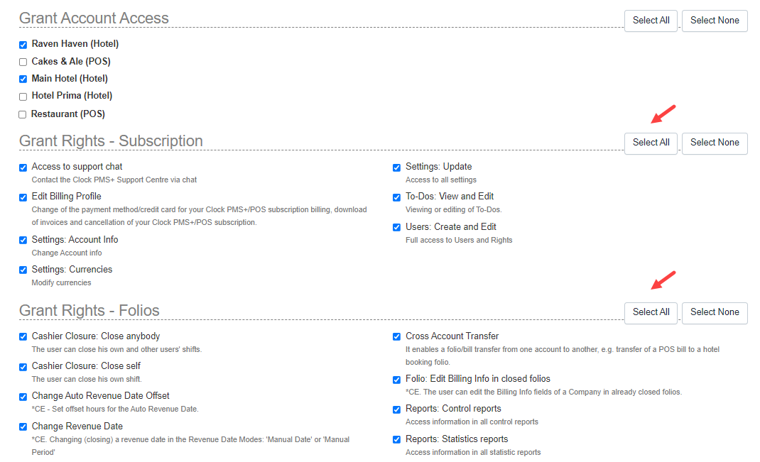 User Creation for System Configuration : Support Centre