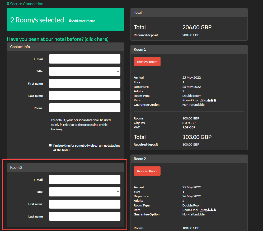 Sorting, visualization and hiding of Guest profile fields : Support Centre