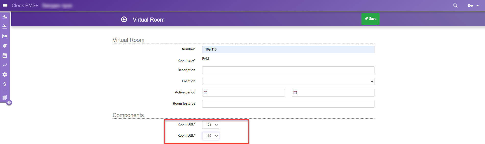 Setup Virtual Rooms in Clock PMS+ Module System : Support Center