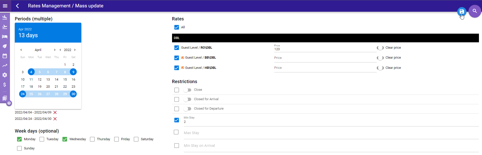 Sections Mass Update, Testing and More : Support Centre