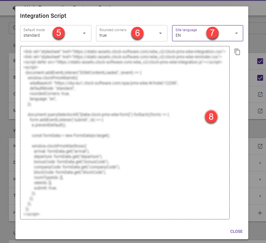 Integration on your website : Support Centre