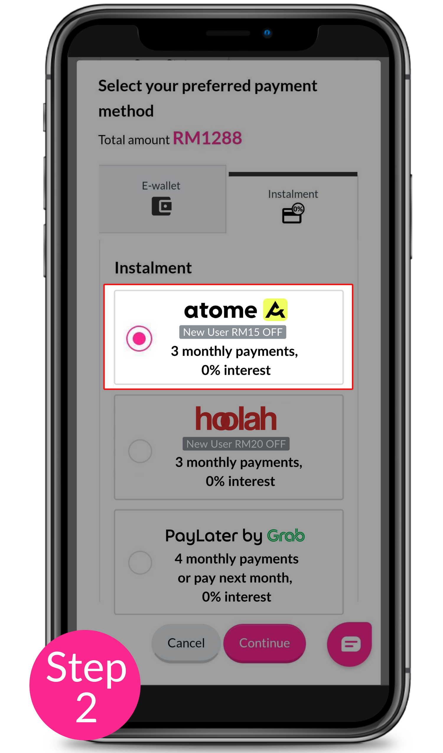 How do I top up by instalment payment plan? : EasyParcel (Malaysia ...