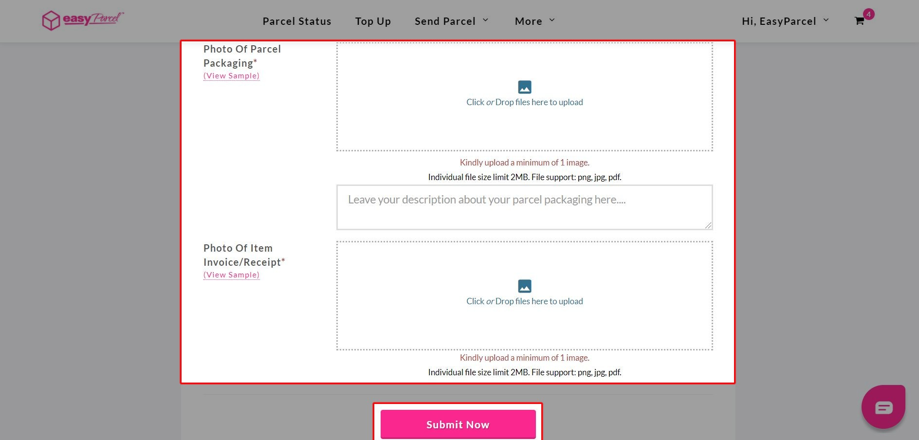 What should i do if receiver received incomplete shipment (missing ...
