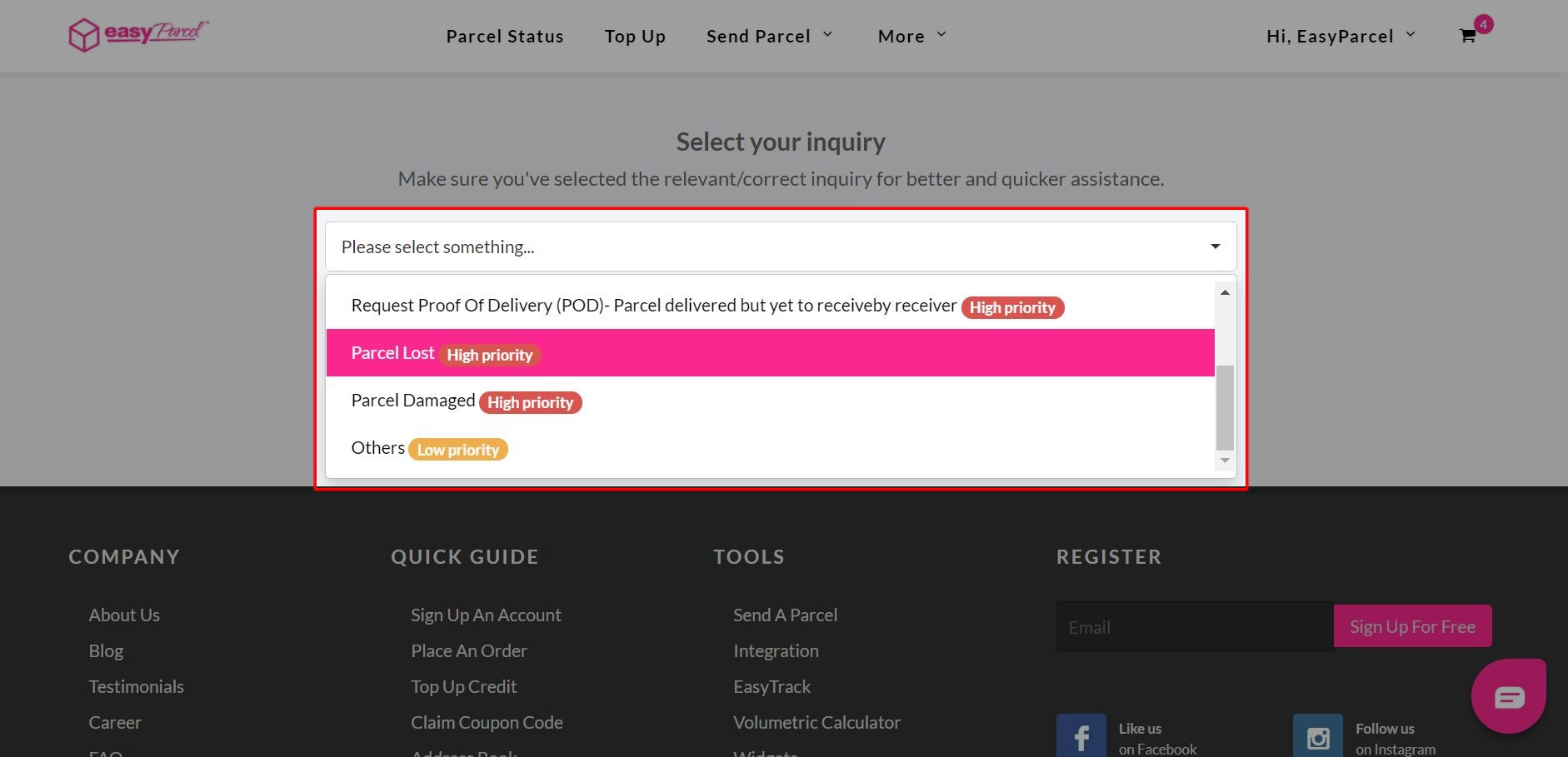 What should i do if receiver received incomplete shipment (missing ...