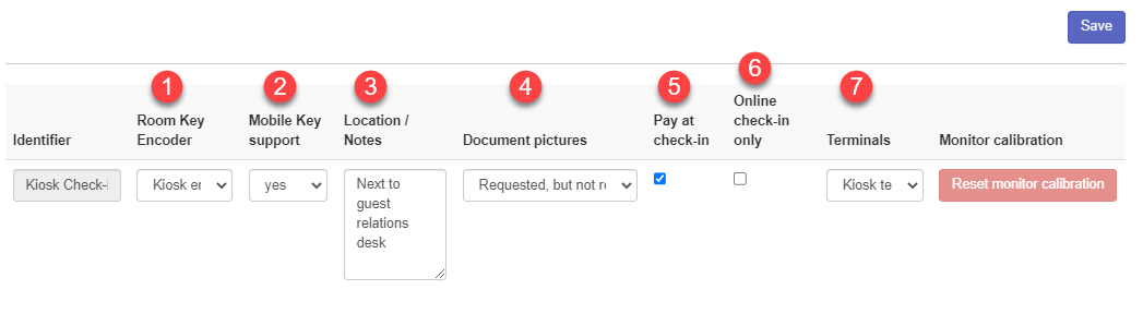 Clock Kiosk - Configuration : Support Centre