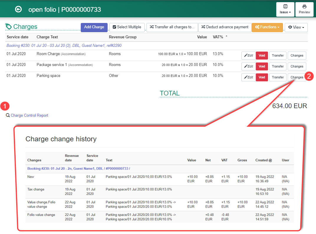 Charge Control : Support Centre