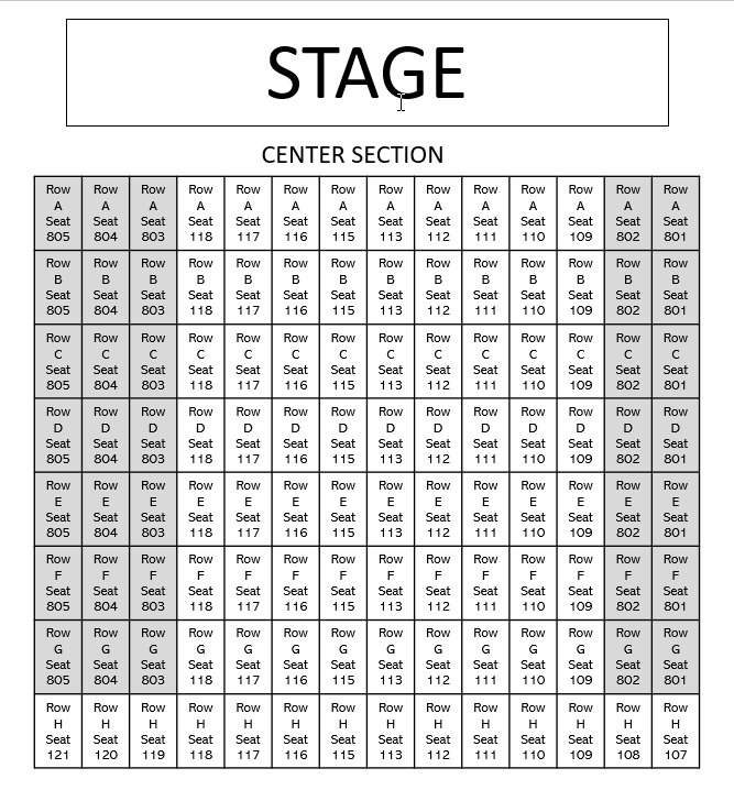 How can I show aisles and other features on the seating chart? : DonorView