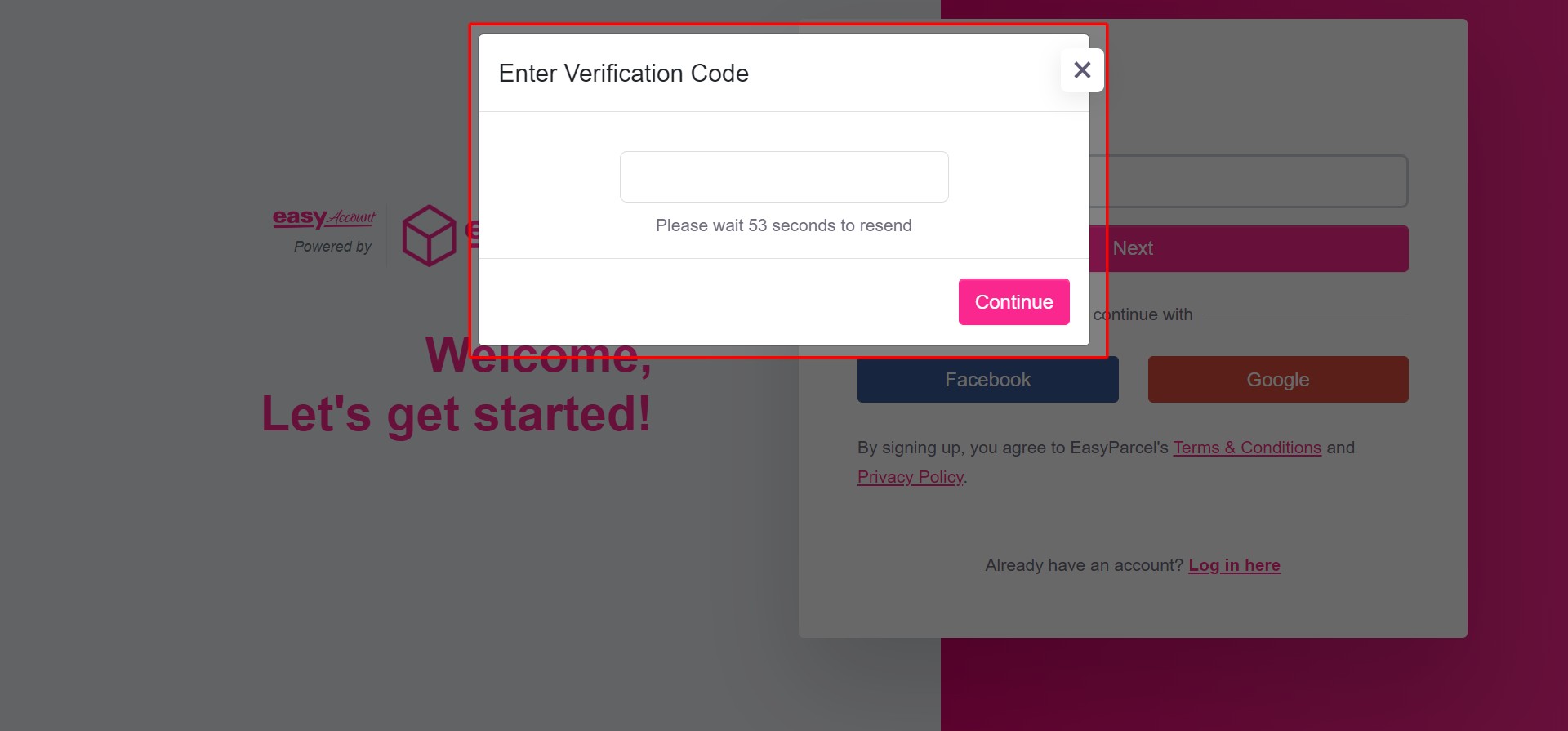 How to create an EasyParcel account? : EasyParcel (Malaysia) Help Centre