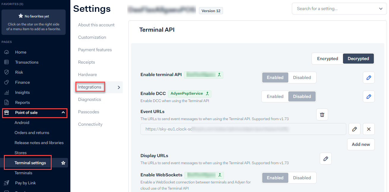 Adyen - Point of sale terminals : Support Centre