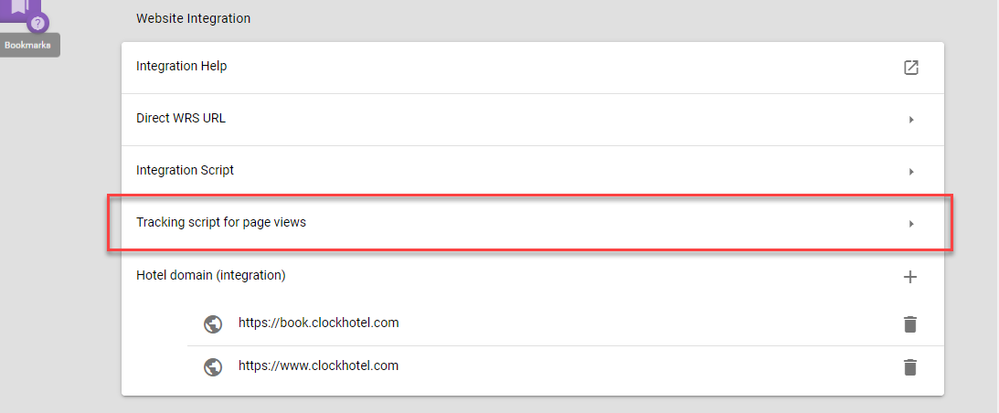 Tracking scripts (Google Analytics) : Support Centre