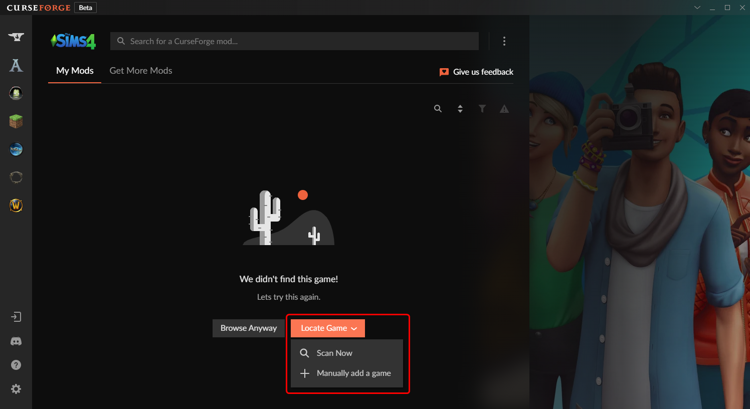 Getting Started: CurseForge support