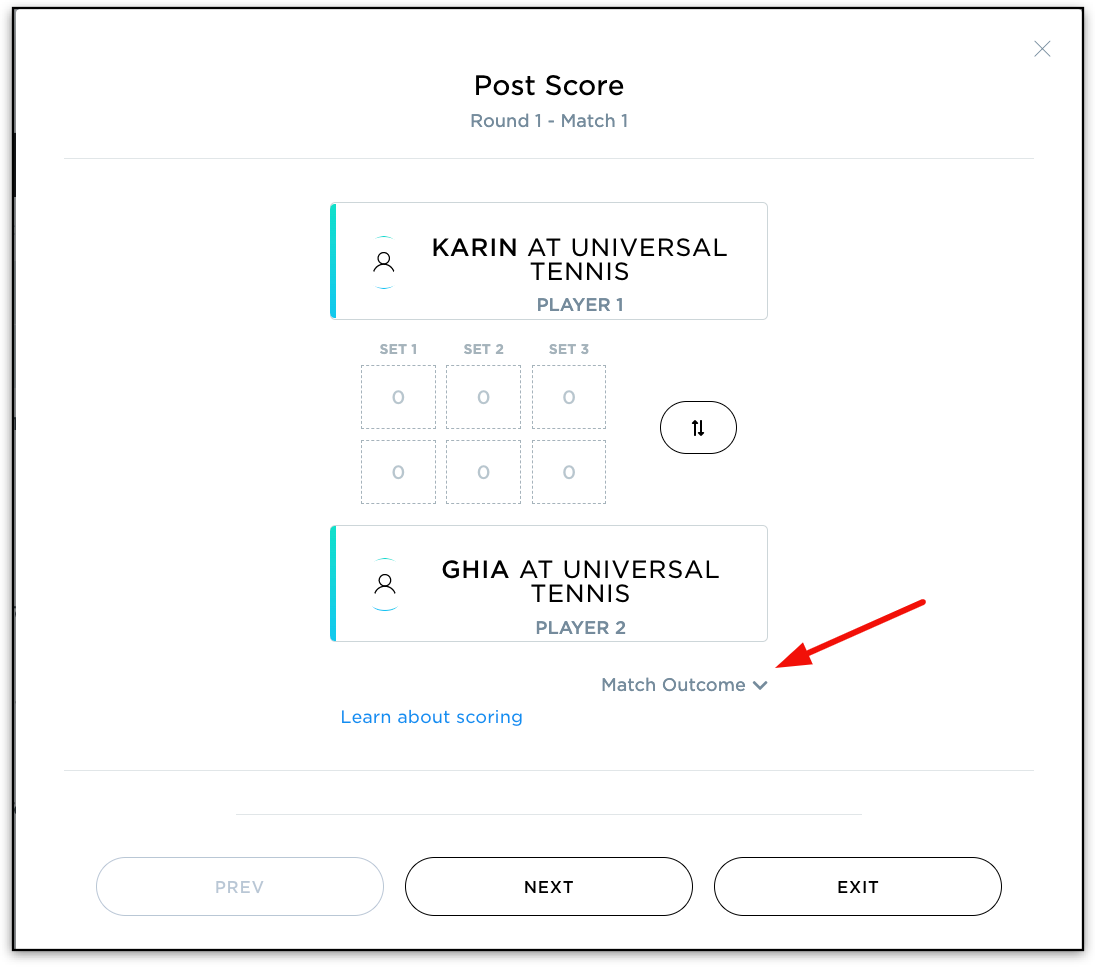 Post a Score - Self Posting : Help Center