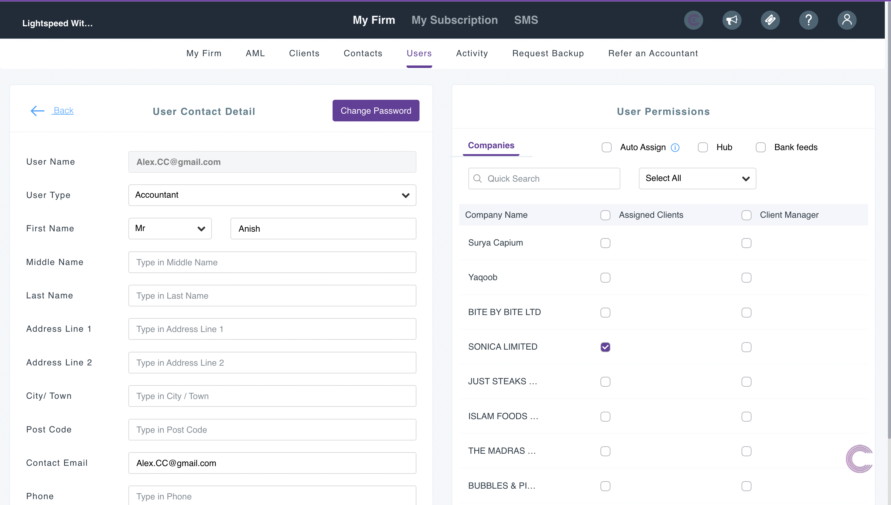 How to add users and allocate permissions : Capium Support
