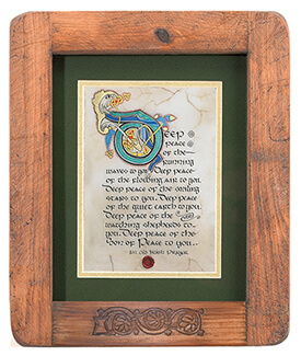 Deep Peace Prayer Print | Celtic Photos and Prints | Gaelsong
