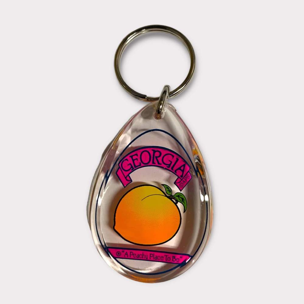 Big Peach Georgia Key Chain
