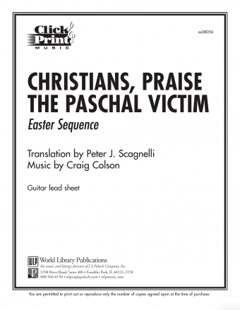 GIA Publications - Christians Praise the Paschal Victim