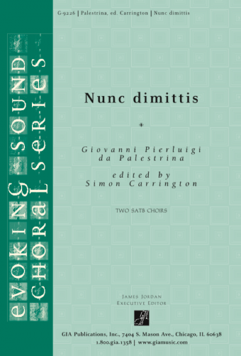 GIA Publications - Nunc dimittis