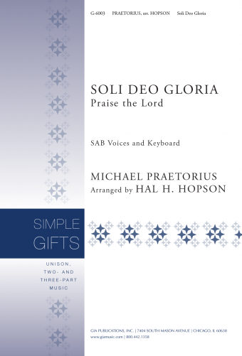 GIA Publications - Soli Deo Gloria