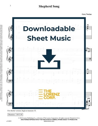 GIA Publications - Shepherd Song - Piano Sheet Music (Digital download)