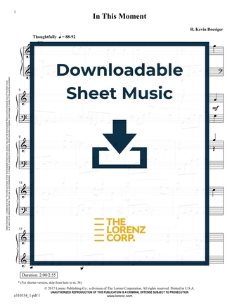 GIA Publications - In This Moment - Piano Sheet Music (Digital download)