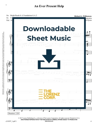 GIA Publications - An Ever Present Help - Organ Sheet Music (Digital ...