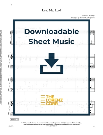 GIA Publications - Lead Me, Lord - Piano Sheet Music (Digital download)