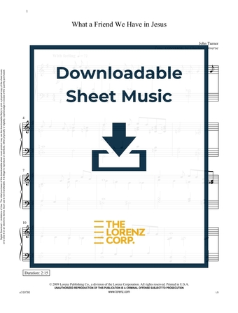 Gia Publications What A Friend We Have In Jesus Piano Sheet Music
