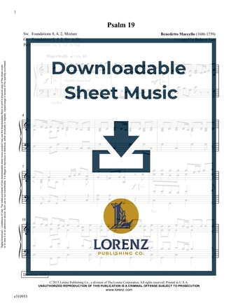 GIA Publications - Psalm 19 - Organ Sheet Music (Digital download)